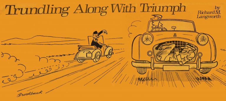 Vintage Triumph in Texas, October 2016: Fifty Years of Triumphs